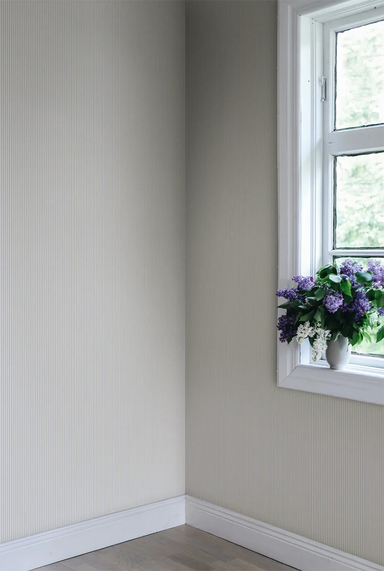 Hello Circus - How to Style Beige Striped Wallpaper in homes