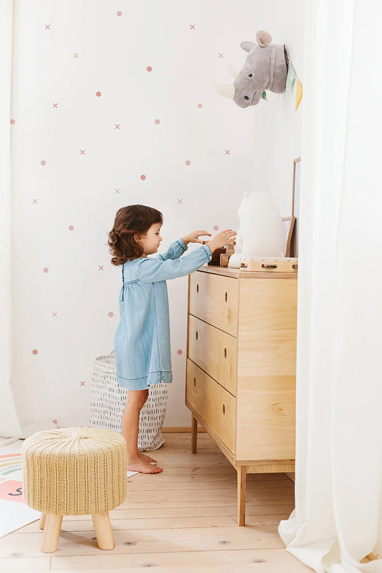 Tic Tac Toe, Pattern Wallpaper for Kids | Hello Circus
